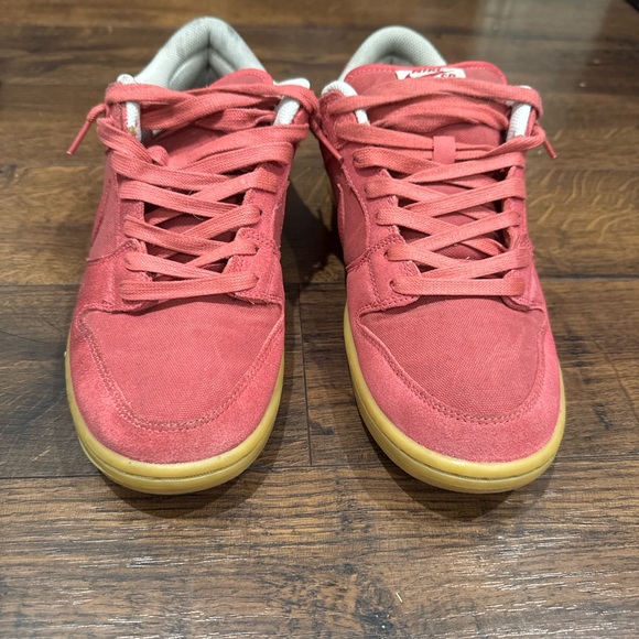 Nike | Shoes | Nike Red Sneakers With Gum Sole | Poshmark